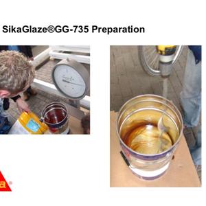 Jual SIKA GLAZE GG 735 Cor Kaca Tanam Untuk Kolam Railing / Lem Kaca ...