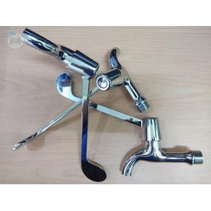 Jual KRAN AIR TEMBOK ENGKOL PANJANG FLO KERAN STAINLESS KRAN WASTAFEL ...