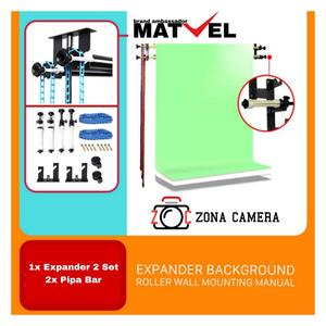 Jual Matvel Expander 2 Set Komplit Background Bar Tiang Roller Backdrop ...