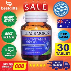 Jual BLACKMORES MULTIVITAMINS MULTIVITAMIN MINERALS MINERAL - 30 TABLET - Jakarta Barat - JAVULA ...