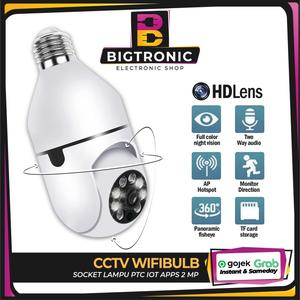 Jual CCTV BULB WIFI SOCKET LAMPU PTC IOT APPS 2 MP - V360 PRO - Kota ...