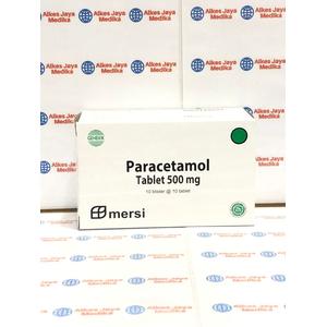 Jual Paracetamol 500 Mg Mer Box Isi 100 Tablet - Obat Demam / Pusing ...