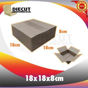 Jual Box 18x18x8 cm kardus kotak baru packing packaging polos sheet ...
