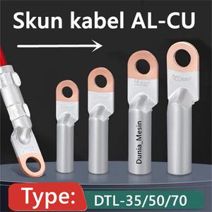 Jual Skun Kabel Lug Bimetal AL-CU DTL-35 DTL-50 DTL-70 35mm 50mm 70mm ...