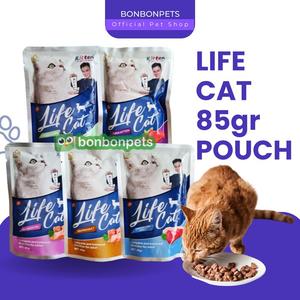 Promo Life Cat Pouch 85 gr Makanan Kucing Basah Kitten Adult Wet Cat ...