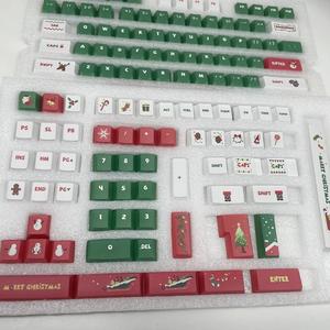Jual Christmas Theme Keycap Mechanical Keyboard Geometry Cake 140 Keys ...