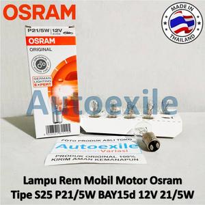 Jual Osram Original P21/5W 12V Lampu Stop Dudukan Bayonet Bulat 2Titik - Kota Medan - Long ...