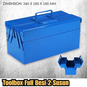 Jual Tulbox Kerja Kotak Alat Tool Box Kotak Perkakas Full Besi Toolbox ...
