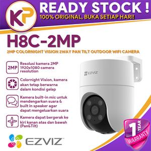 Jual EZVIZ H8C 1080P WIFI PAN TILT COLOR NIGHT VISION OUTDOOR IP CAMERA ...
