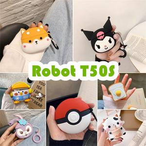 Jual 【CT】Untuk Robot T50S Case Kartun Soft Earphone Case Cover NO.1 ...