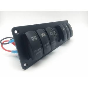 Jual Saklar Lampu Switch Panel 6 Way Arb Saklar Offroad Model Pesawat 6 ...