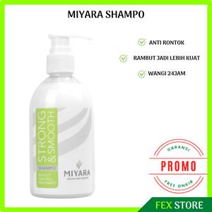 Jual Shampo Pelurus Penghitam Miyara Sampo Perawatan Penumbuh Pembersih ...