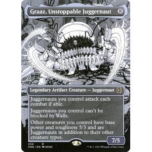 Jual MTG | Graaz, Unstoppable Juggernaut | ONE (Borderless) - Kota ...