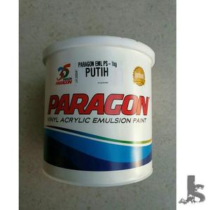 Jual cat tembok dinding rumah Interior paragon 1 kg warna putih - Kab ...