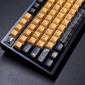 Jual Custom Keycap Kca Profile 142 Keys 5 Side Dye Sublimation Pbt Ful ...