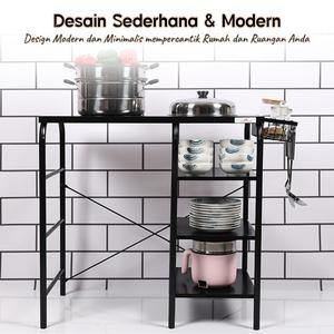 Jual Meja Kompor Plus Tempat Tabung Gas / Rak Minimalis / Meja Dapur ...