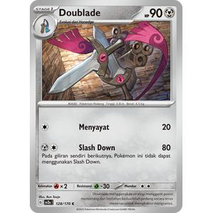 Jual Kartu Pokemon TCG Doublade 0128/170 C sv3s Kilau Hitam - Jakarta ...