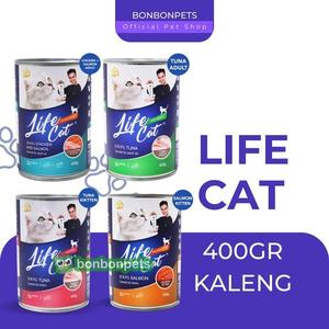 Promo Life Cat Kaleng 400gr Makanan Kucing Basah Original Can Wet Food ...