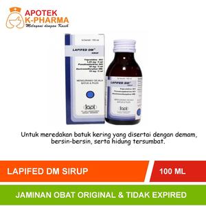 Jual & Lapifed DM Sirup Isi 100ml Obat Original Lapi ( ) - Kota ...