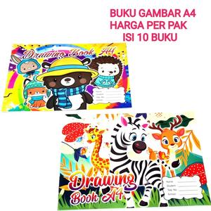 Jual Buku Gambar Drawing Book A4 Isi 10 Buku - cover random - Jakarta ...