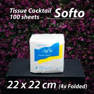 Jual (Depok) Tissue Softo Cocktail - Tissue Kue - Tissue Makan - 100 ...