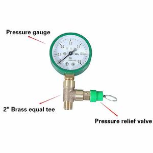 Jual Air Compressor Pump Safety Relief Valve Pressure Gauge Optional 2 ...