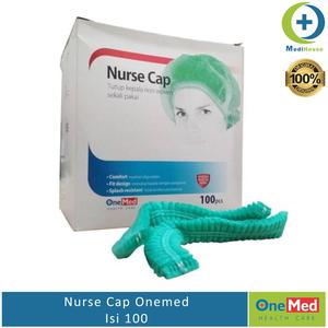 Jual Produk Nurse Cap Onemed Isi 100 Hairnet Mob Cap Penutup Kepala ...