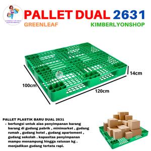 Jual Pallet Plastik Gudang Dual Industri 2631 Green Leaf - Kuning ...