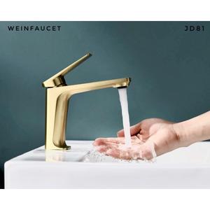 Jual Tb! New- Keran Cuci Tangan Kran Air Wastafel Sink Emas Brushed ...