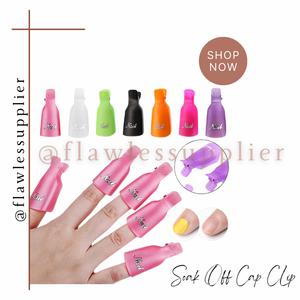 Jual 10PCS Nail Soak Off Clips UV Gel Remover Reusable Keeper Penjepit ...