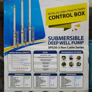 Jual submersible pump/pompa satelit/ rendam shimizu spg30-311bit 0,5hp ...
