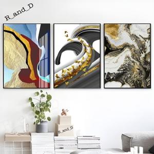 Jual Poster dinding lukisan abstract ukuran A3, hiasan dinding ...