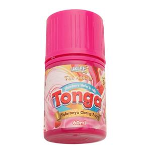 Jual LAKLEY TONGA V2 STRAWBERRY WAFER & MILK 60ML BY RIZKY RITONGA X ...