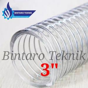 Jual Spring Hose Selang PVC Selang Bening Transparan Kawat Spiral 3inch ...