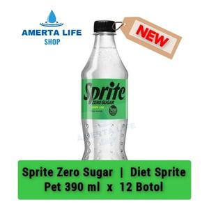 Jual Sprite Zero Sugar | Diet Sprite Pet 390 ml × 12 botol | Soft Drink ...