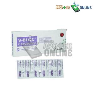 Jual V BLOC 6.25MG 1 STRIP 10 TABLET - Kota Bekasi - Apotek Abid Farma ...