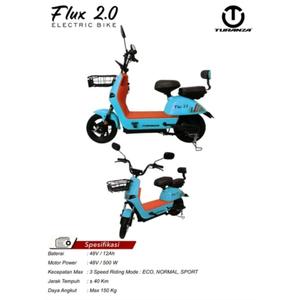 Jual Sepeda Listrik Turanza Flux 2.0 500 Watt 48 volt 12 AH - Kota ...