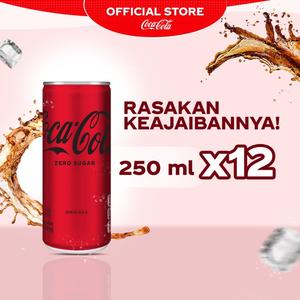 Jual Coca-Cola Zero - Kemasan Kaleng 250mL x 12pcs - Kota Pekalongan ...