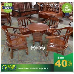 Jual Kursi Teras Tamu Kayu Jati Kursi Dan Meja Tamu Kayu Jati Model ...