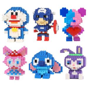 Jual Produk Lego Brick DIY 3D Karakter Kartun / Mainan Balok Susun Mini ...