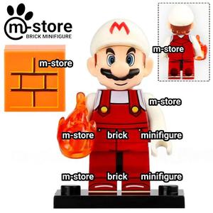 Jual brick super mario bros fire mario mini toy figure - Kota Bogor ...
