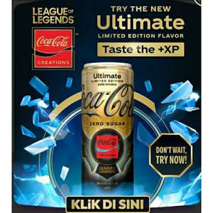 Jual Coca Cola Zero Sugar X League of Legends 250ml Limited Edition ...