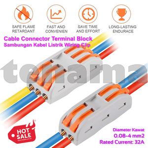 Jual Terminal Block Cable Connector Sambungan Kabel Listrik Wiring Clip ...