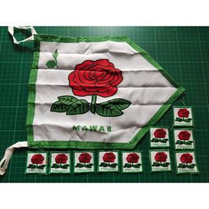 Jual TANDA REGU BUNGA MAWAR SET BENDERA PENGGALANG PUTRI PRAMUKA ...