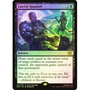 Jual MTG | Fateful Handoff | BRO (Foil) - Kota Bandung - The Maple ...