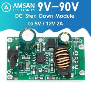 Jual Step Down Module Power Supply dc dc converter Buck 9-90V to 5V 12V ...