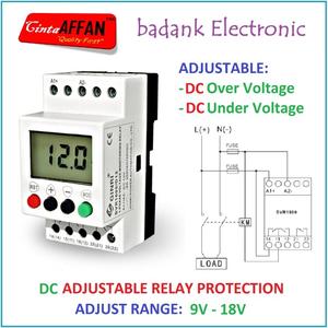 Jual DC Protection Relay 12V ADJUSTABLE Over Under VOLTAGE Battery ...