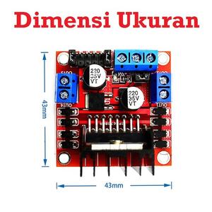 Jual Motor Driver Module L298N 2 Channel Pengendali Motor Robot Arduino ...