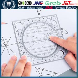 Jual Penggaris Geometri Multifungis Lentur busur derajat | Ruler ...
