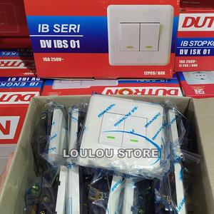 Jual Saklar Engkel Double Inbow Saklar Seri Dua Tombol Tanam IB Dutron ...